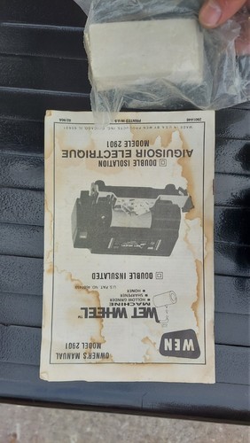 WEN Wet Wheel Machine Hollow Grinder Knife Sharpener Model 2901 120v ...