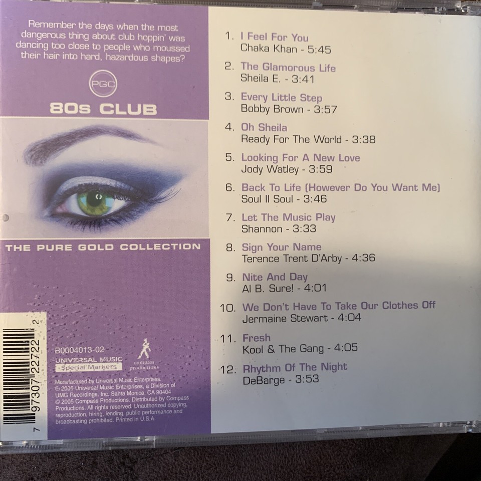 The Pure Gold Collection 80s Club The Original Hits (CD) | eBay