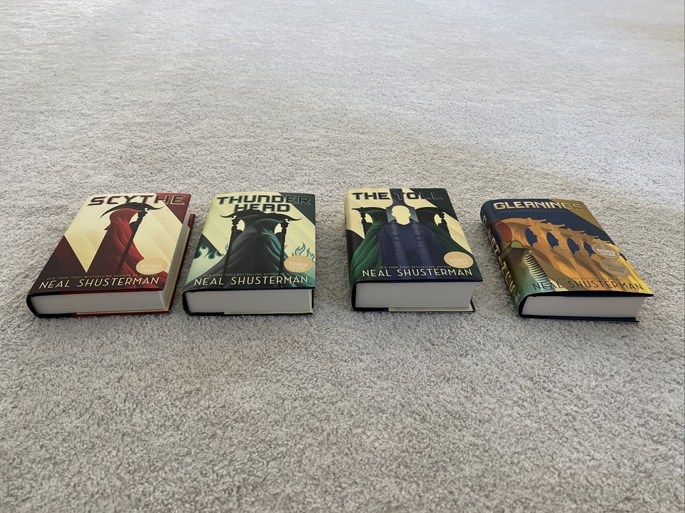 Arc of a Scythe Series Set by Neal Shusterman Books 1-4. Hardcover Sign ...