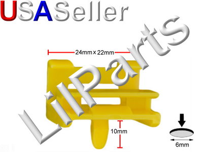 Rocker Panel Wheel Housing Trim Cover Clip Replaces BMW 51717066220 ...