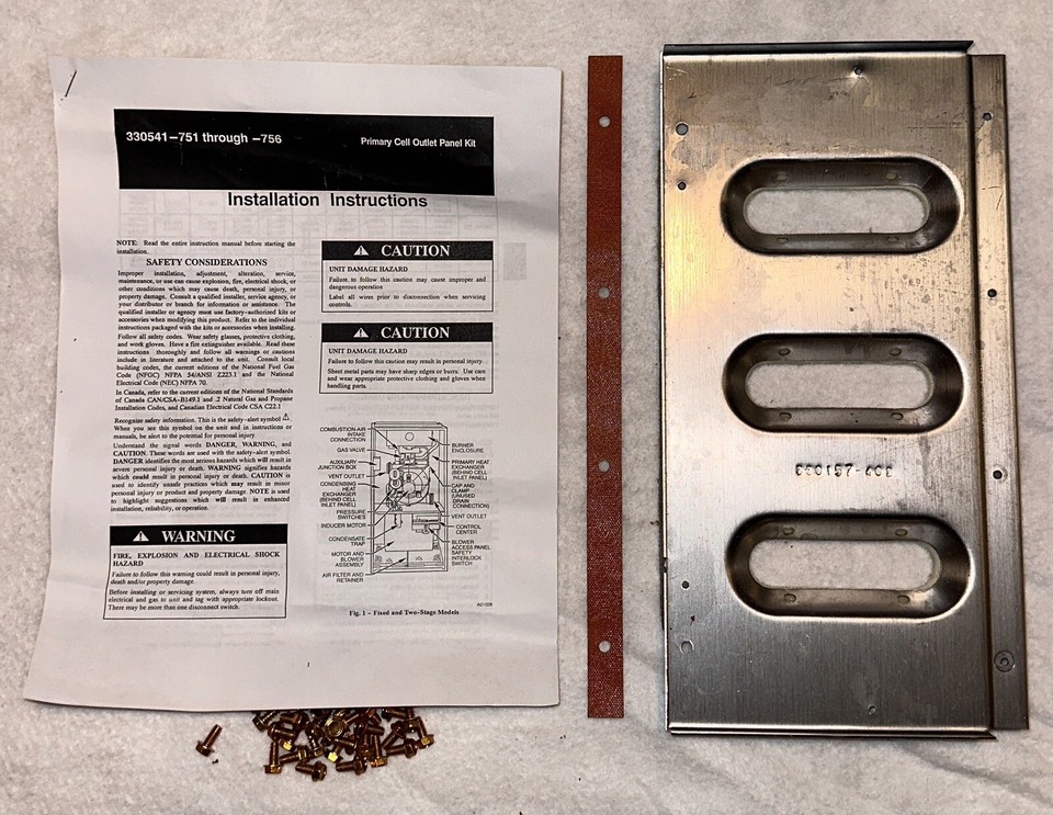 CARRIER CELL PANEL KIT 330541-752 330541752 BRAND NEW | eBay