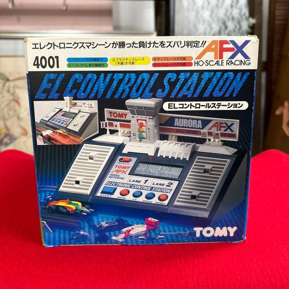 Vintage TOMY AFX Slot car Control Station "energization check" F/S from ...