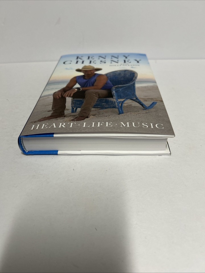 SIGNED Kenny Chesney Heart Life Music 2025 1st/1st Hardcover Brand New ...