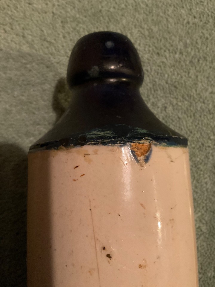 Rare Dark blue top ginger beer Bottle . E.E BEVAN.VALE of NEATH BREWERY ...