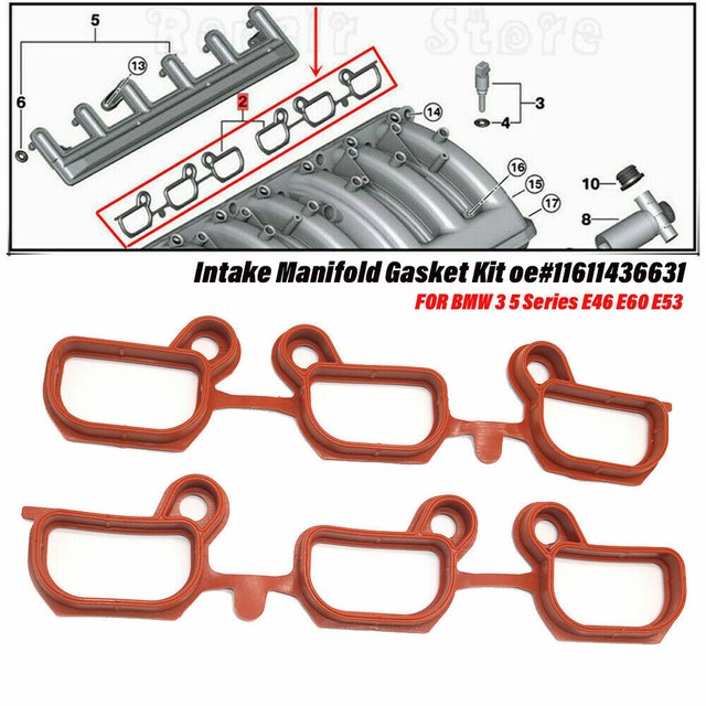 Genuine OEM Engine Intake Manifold Gasket for BMW 11611436631 for sale ...