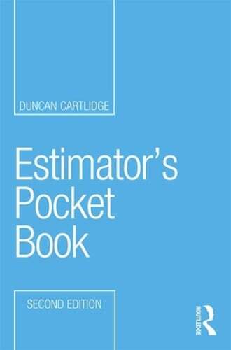 Estimator's Pocket Book by Duncan Cartlidge: New 9781138366701 | eBay