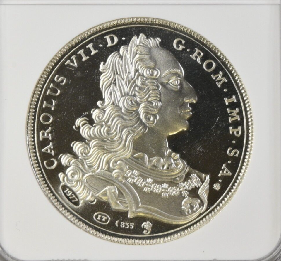 Augsburg 1744 1977 NGC PF66 UC City View 1 Thaler Germany Restrike ...