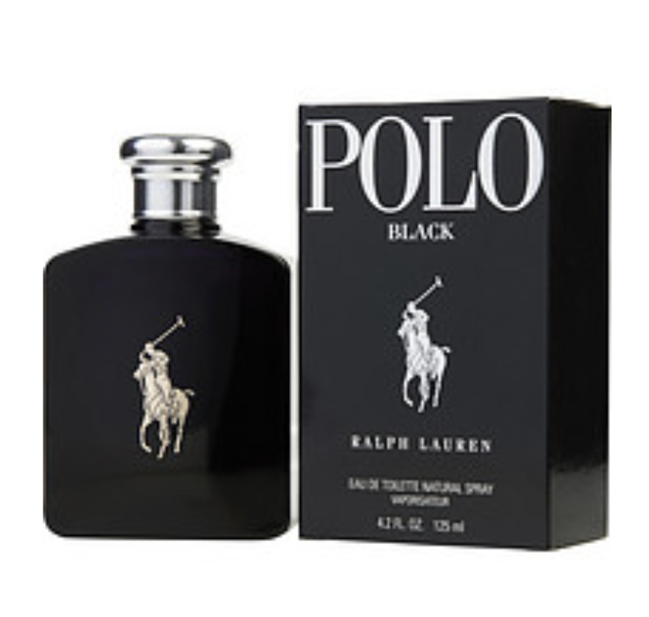 POLO BLACK Cologne Perfume Ralph Lauren 4.2 Oz 125 ml EDT Spray Men ...