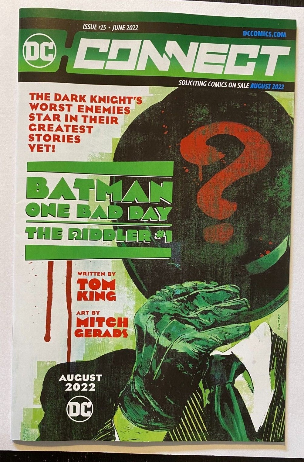 DC CONNECT #25 JUNE 2022 BATMAN ONE BAD DAY THE RIDDLER #1, OLYMPUS ...