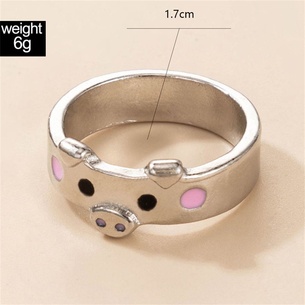 Day Gifts Vintage Unisex Retro Pig Rings Creative Animal Bohemian Lucky ...
