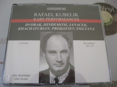 3 CD BOX Rafael Kubelik Rare Performances Dvorak Hindemith Janacek ...