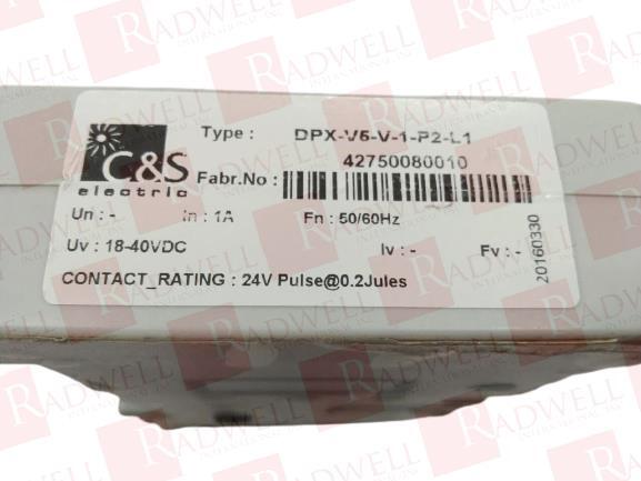 C&S ELECTRIC DPX-V5-V-1-P2-H / DPXV5V1P2H (USED TESTED CLEANED) | eBay