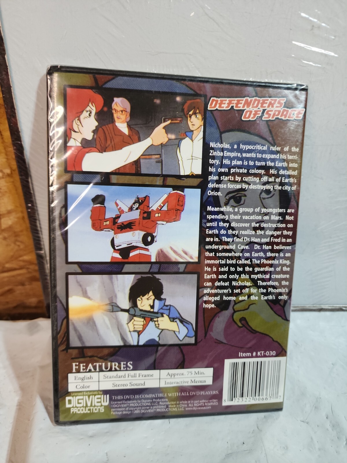 Defenders Of Space Dvd 1980s Digiview Productions 2005 Kt 30 New