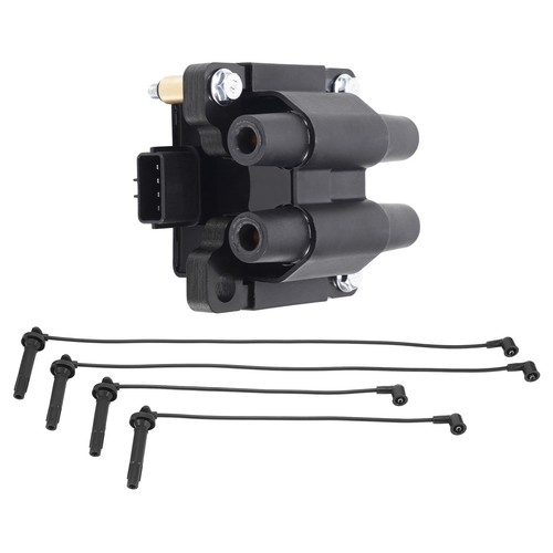 Ignition Coil And Spark Plug Wire Kit For 2005-2009 Subaru Legacy 2.5L ...