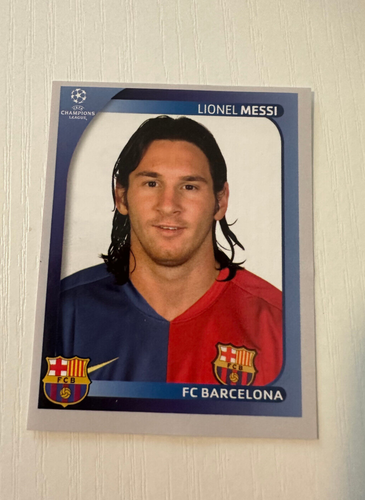2008-2009 Panini UEFA Champions Lionel Messi Sticker Barcelona #109 | eBay