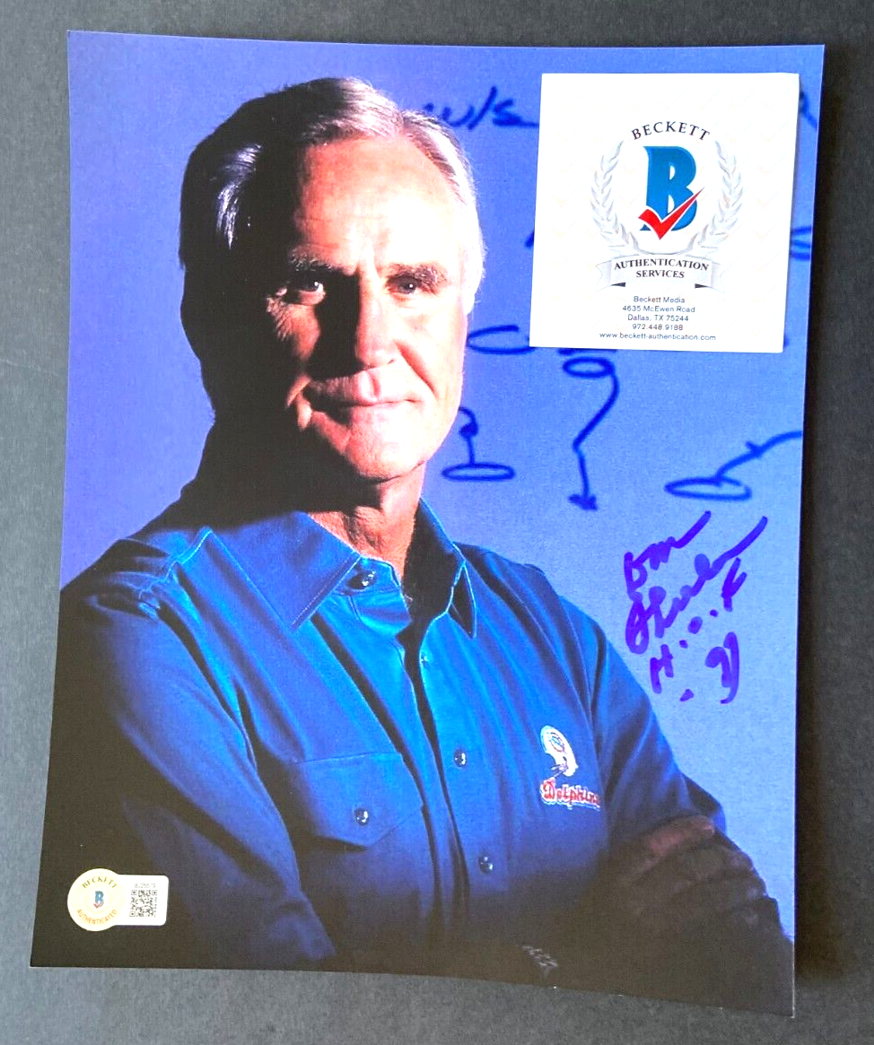 Don Shula Autographed Memorabilia | Signed Photo, Jersey, Collectibles ...