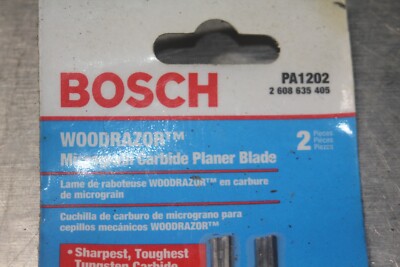 Bosch Wood Razor Micrograin Carbide Planer Blade PA1202 Planer Set | eBay