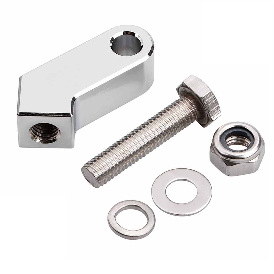 Chrome Headlight Mounting Block Bracket Fit For Harley Road King Fat ...