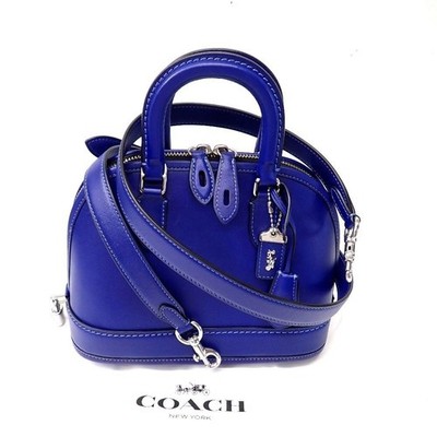 COACH Revel 24 2way Shoulder Bag Handbag in Leather Blue J2222-CE737 ...