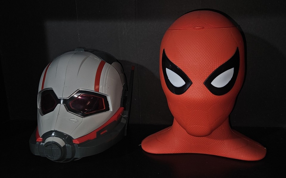 Cinemex Marvel LED Light Up Antman & Spiderman Bust Popcorn Bucket | eBay