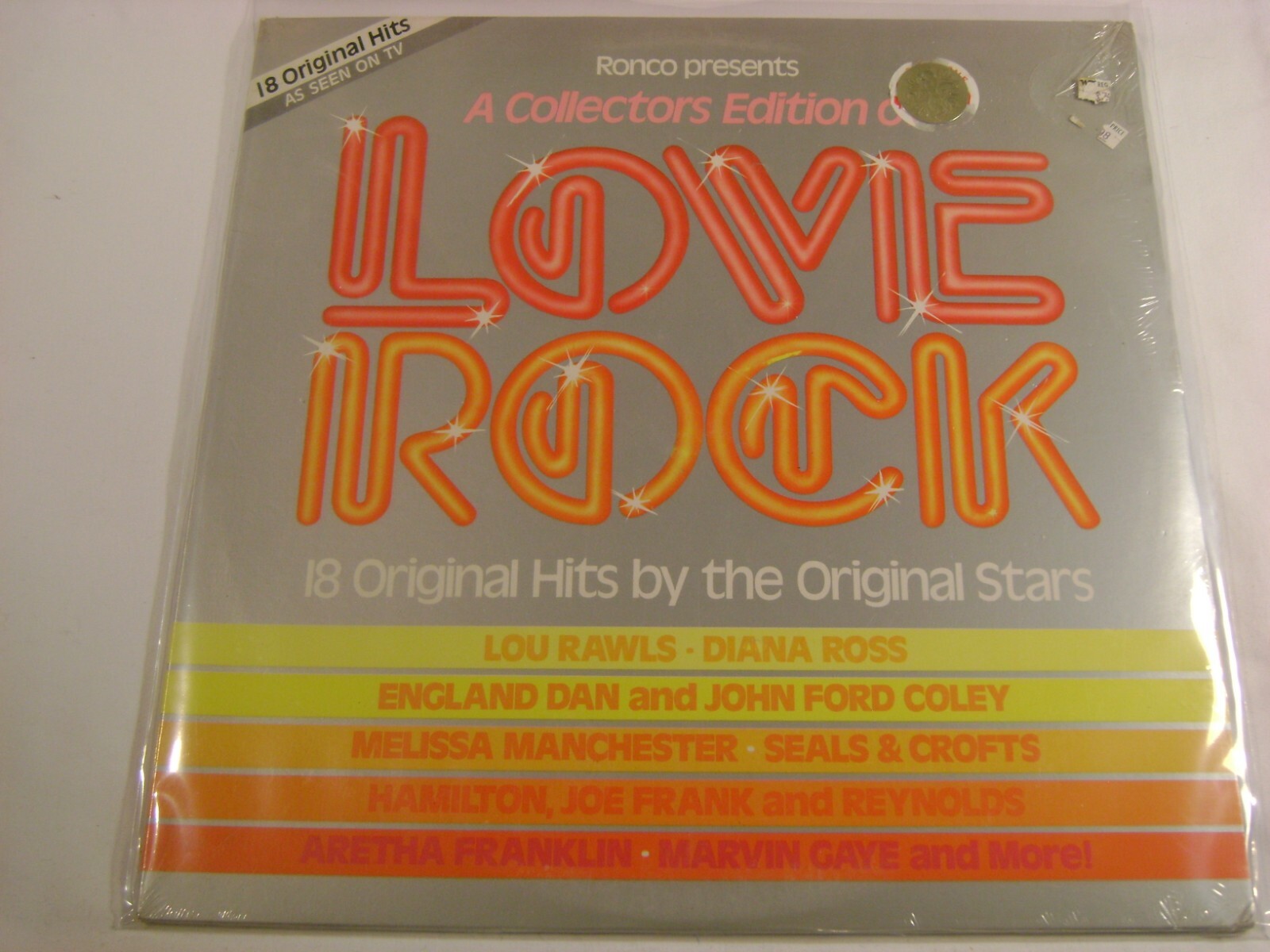 Ronco Presents A Collectors Edition of Love Rock LP Sealed | eBay