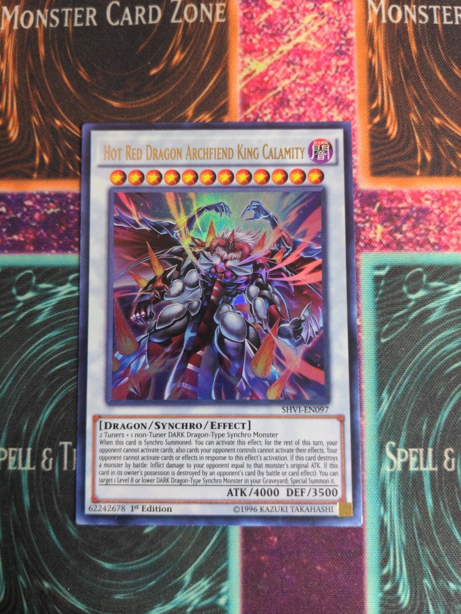 Yugioh Hot Red Dragon Archfiend King Calamity Ultra Rare