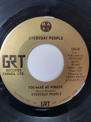 EVERYDAY PEOPLE - YOU MAKE ME WONDER - Canada GRT 1233-01 VG+ | eBay