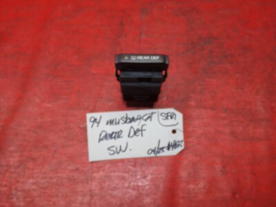 94-00 FORD MUSTANG BACK WINDOW REAR DEFROST DEFOG DEFOGGER SWITCH ...