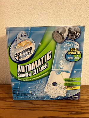 Scrubbing Bubbles Automatic Shower Cleaner Dual Sprayer & Refill Bottle ...