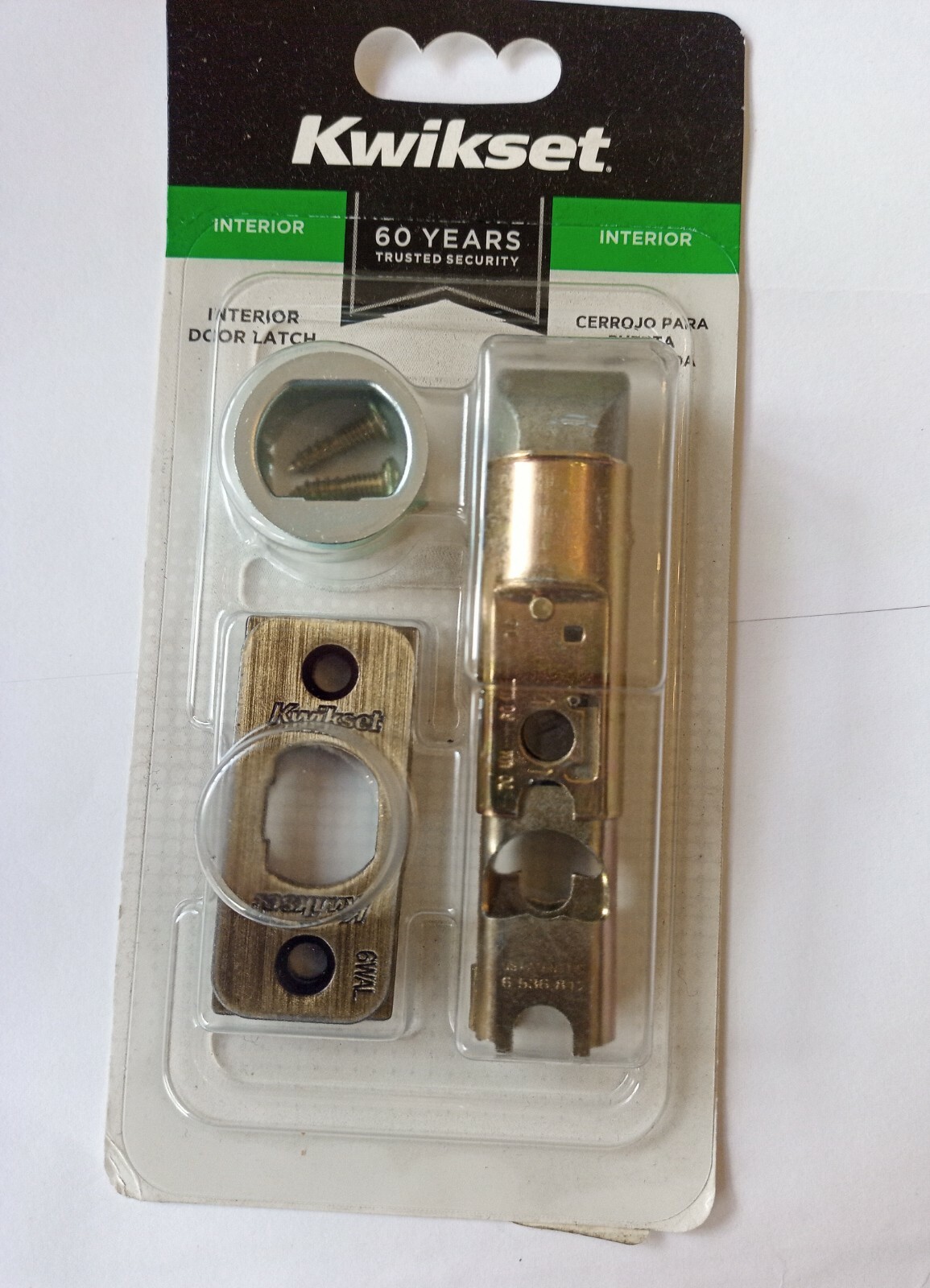 Kwikset Interior Door Latch 19843 6wal Pl Cp 5 NEW | eBay