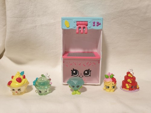 Shopkins Ice Cream Parlour Playset Cakes Sundaes Lot Moose Enterprise ...