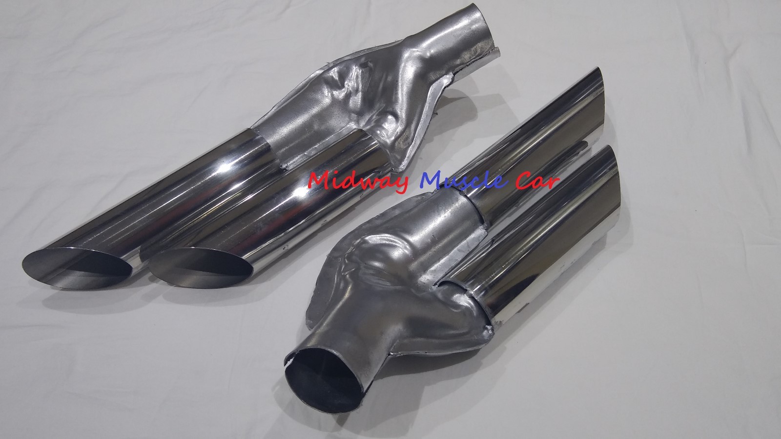 "1964-1965 Pontiac GTO Lemans Tempest Rear 2"" Exhaust Splitters 2 ...