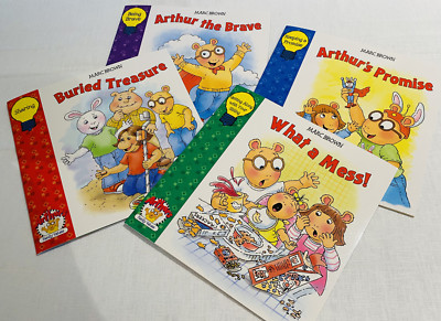 PBS Kids Arthur's Family Values Set of 4 Childrens Story Books by Marc ...