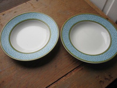 Patrick Frey Babylon Blue (Porcelaine Limoges) - 2 Dinner Plates | eBay