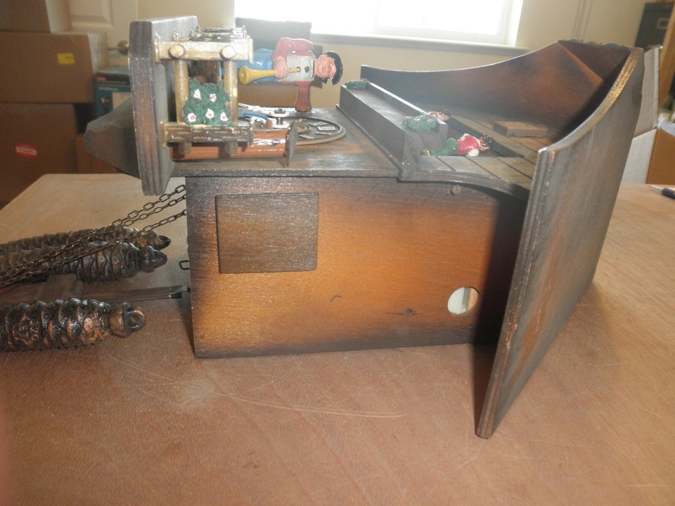 Cuckoo Clock German Trumpeter Black Forest Chalet 1 Day CK3365 | eBay