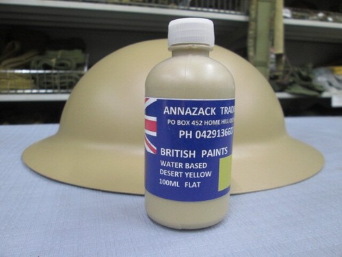 WW1 WW2 British Australian Army Desert Yellow paint Flat 100ml | eBay ...