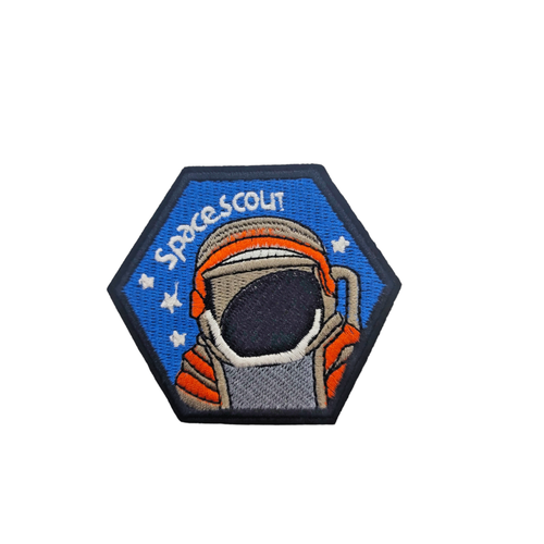 Space Scout Explorer Astronaut Heat Adhesive Clothes Iron Heat Patch | eBay Australia
