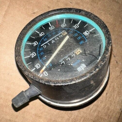 Used 80 Mph Speedometer For Vintage Kawasaki Street Bike | eBay
