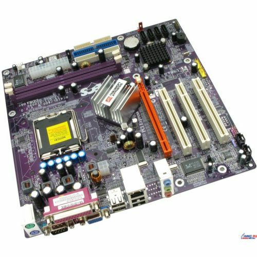 Genuine ECS Rc410l/800-m Socket LGA 775 ATX Motherboard With Back Plate ...