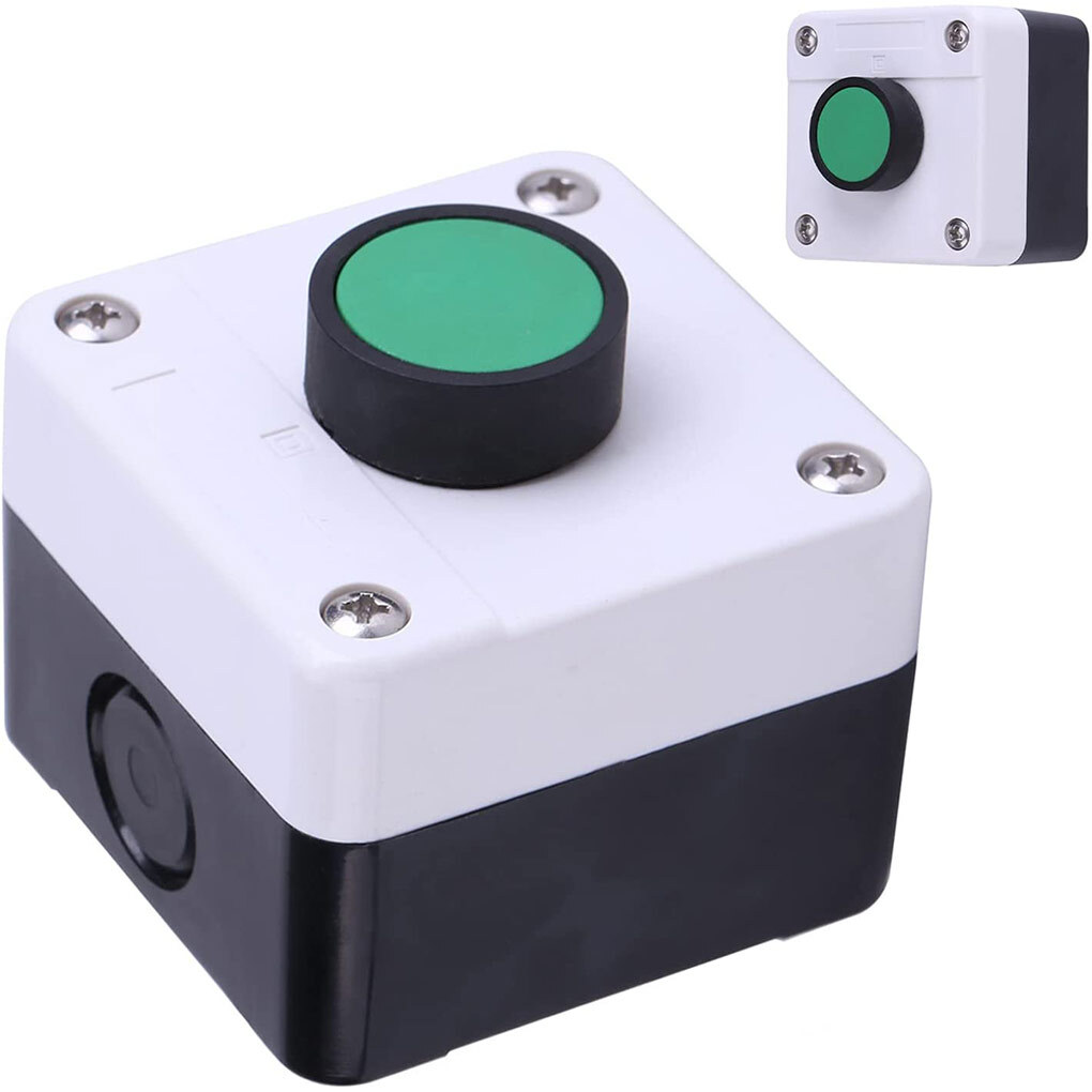 Green Push Button Switch Detachable IP54 Waterproof Control Box For ...
