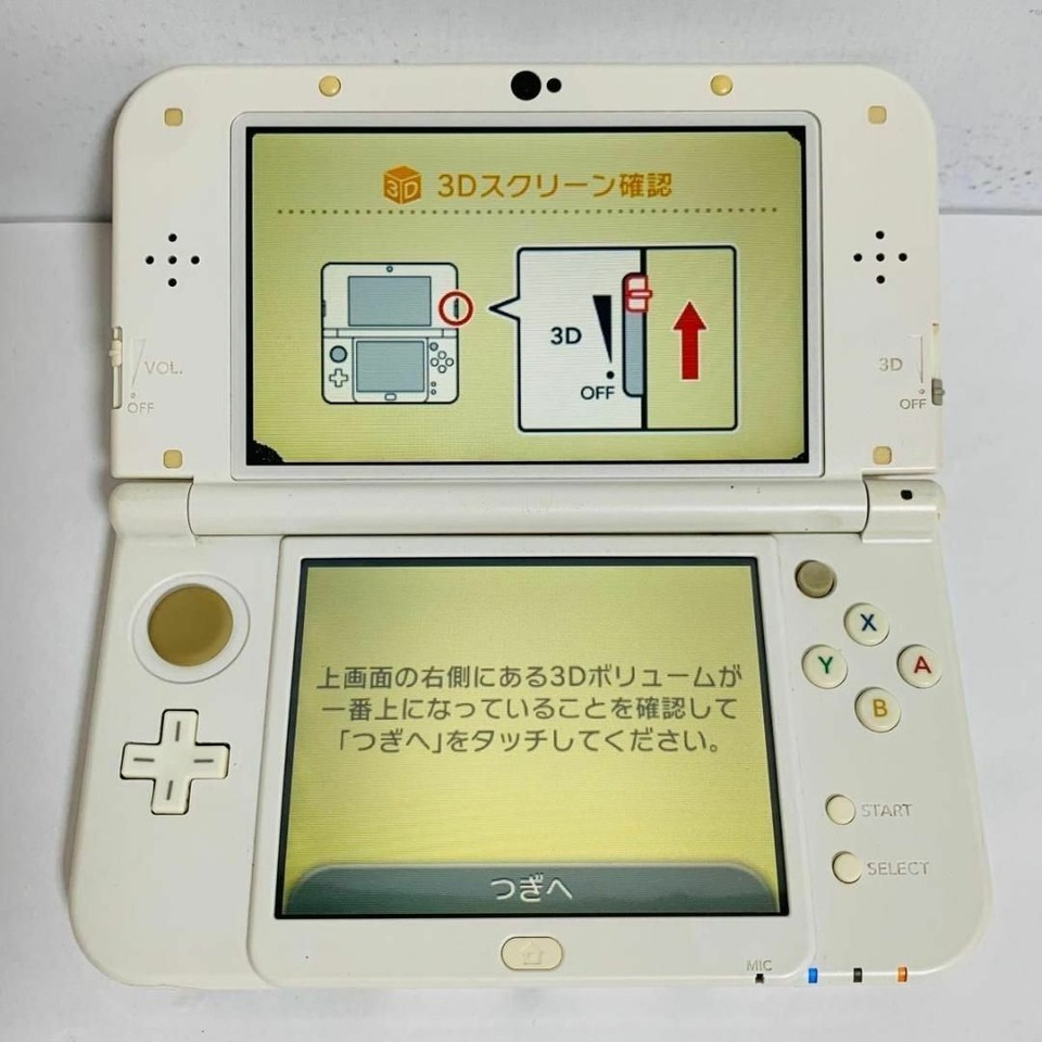 New Nintendo 3DS LL XL Pearl White Console Tested & Initialized ...