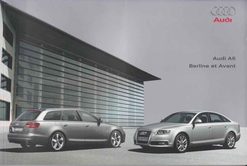 Catalogue Brochure Audi A6 / Avant 04/2009 International en français | eBay