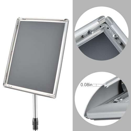 Adjustable Heavy Duty Poster Sign Stand Floor Sign Stand 8.5X11 Inches ...