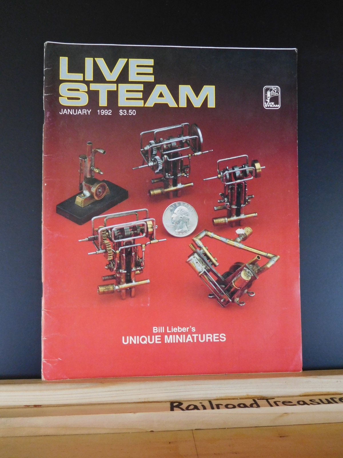 Live Steam Magazine 1992 Jan Logging Skidder/Loader Building a bobber ...