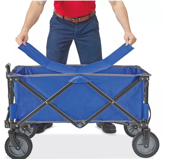 ULINE S-21433BLU Utility Wagon - Blue 36" x 19" x 22" - New In Box | eBay