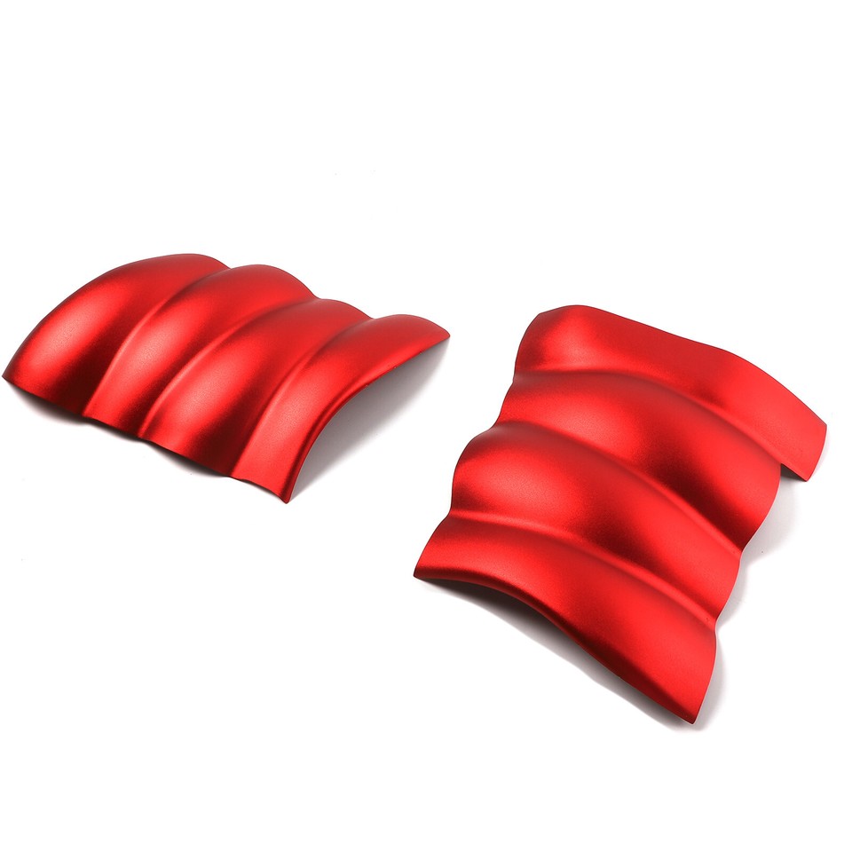 Red Aluminum Alloy Engine Intake Cover Trim Cover Set For Corvette C6 ...