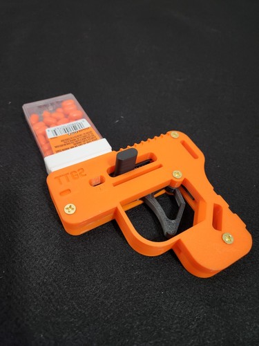 3D-Printed Tic Tac Gun Toy Model TTG2 Customizable Colors w/ Tic Tacs ...