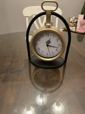 Gold Hanging Pocket Watch Table Desk Clock | eBay