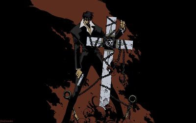 Anime trigun nicholas d wolfwood gun machine Custom Playmat Mat Pad | eBay