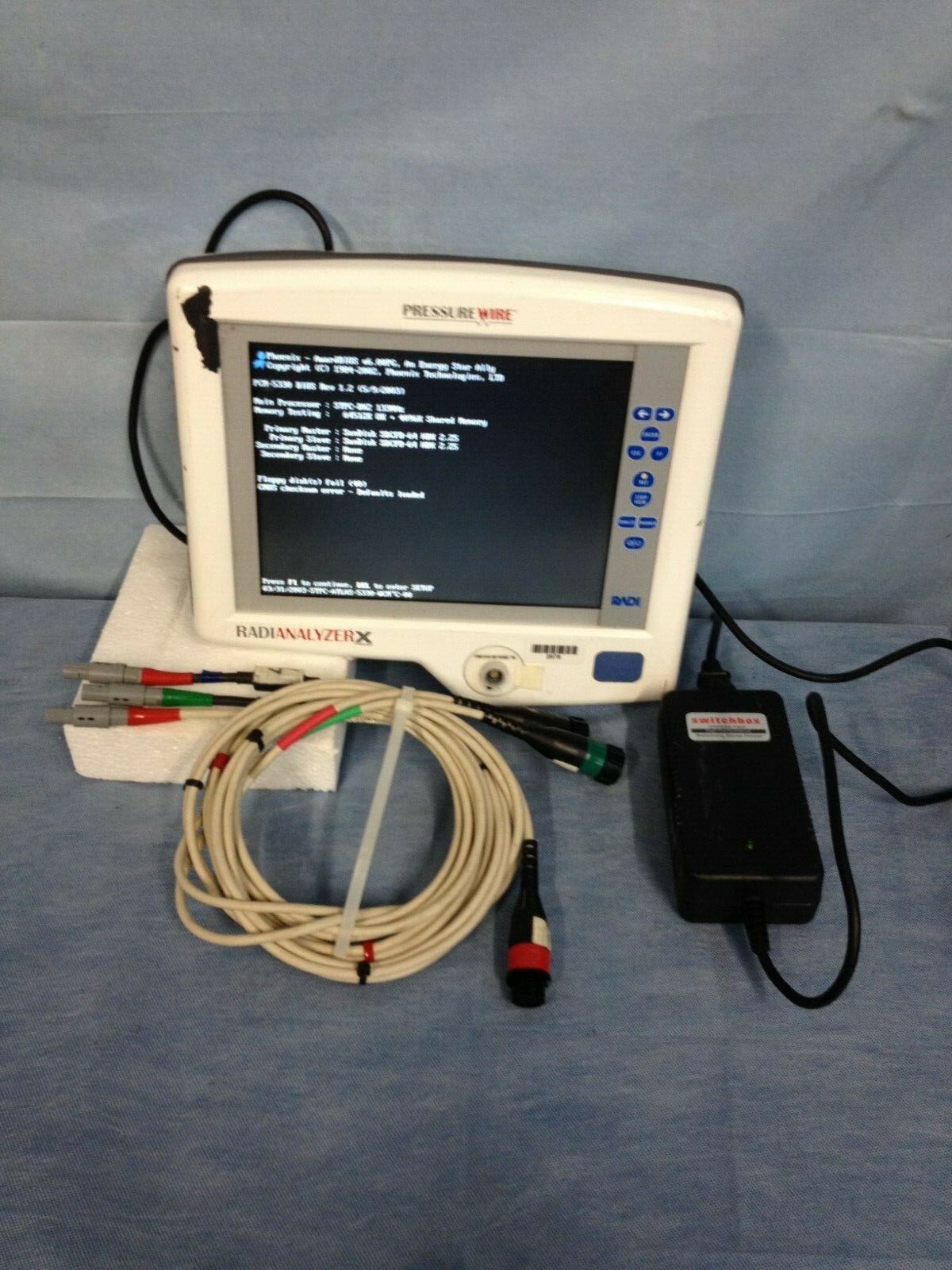 RadiAnalyzer Xpress 12711 Pressure Wire Fractional Flow Monitor | eBay